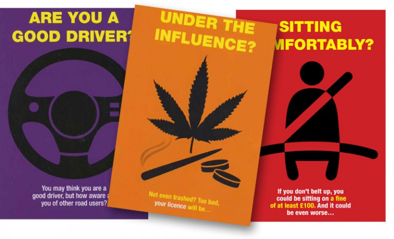 Driver warning cards | London Road Safety Council