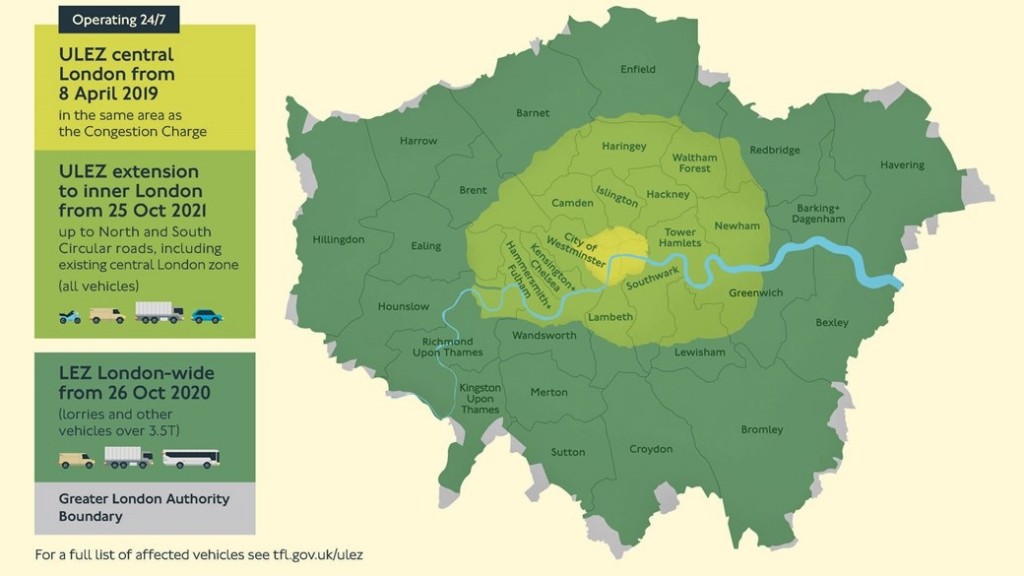 Ultra Low Emission Zone (ULEZ) | London Road Safety Council