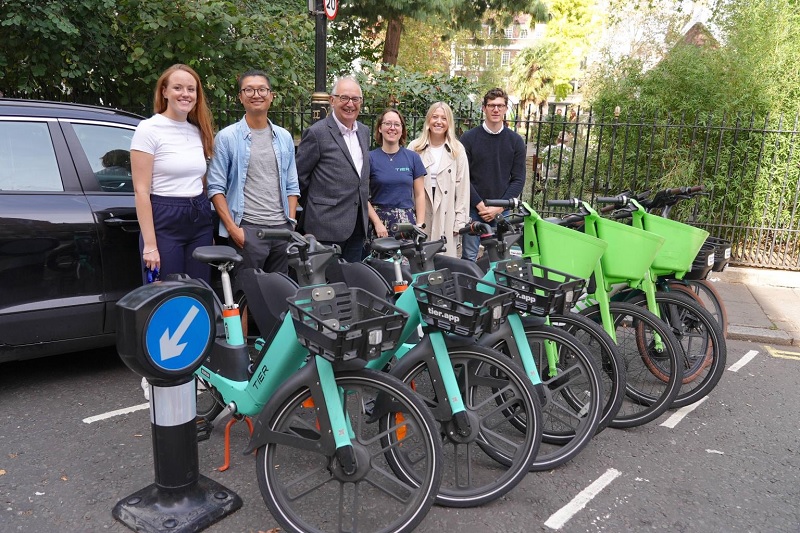 Westminster launches parking bays for hire e-bikes | London Road Safety Council